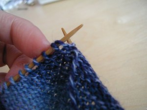 as promised: a short-row heel tutorial