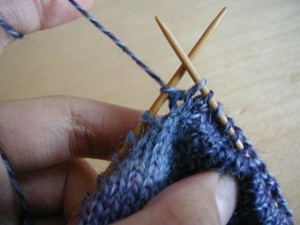 as promised: a short-row heel tutorial