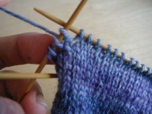 as promised: a short-row heel tutorial