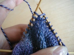 as promised: a short-row heel tutorial